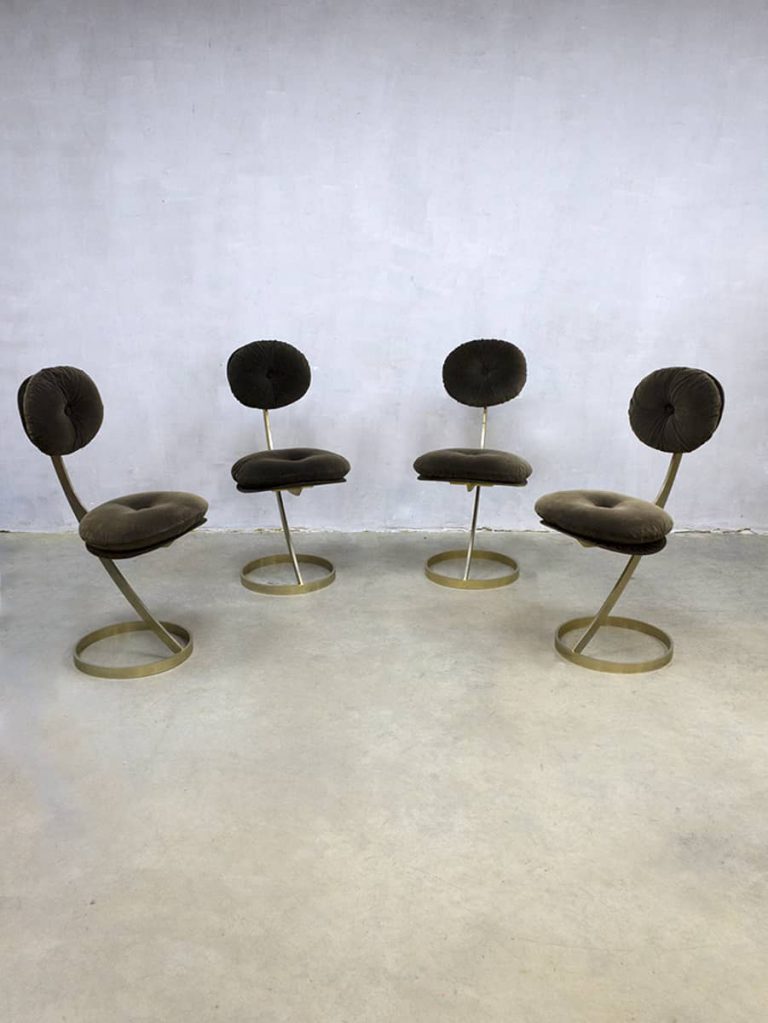 Vintage design eclectic dinner chairs eetkamerstoelen ‘Le Moulin Rouge ...