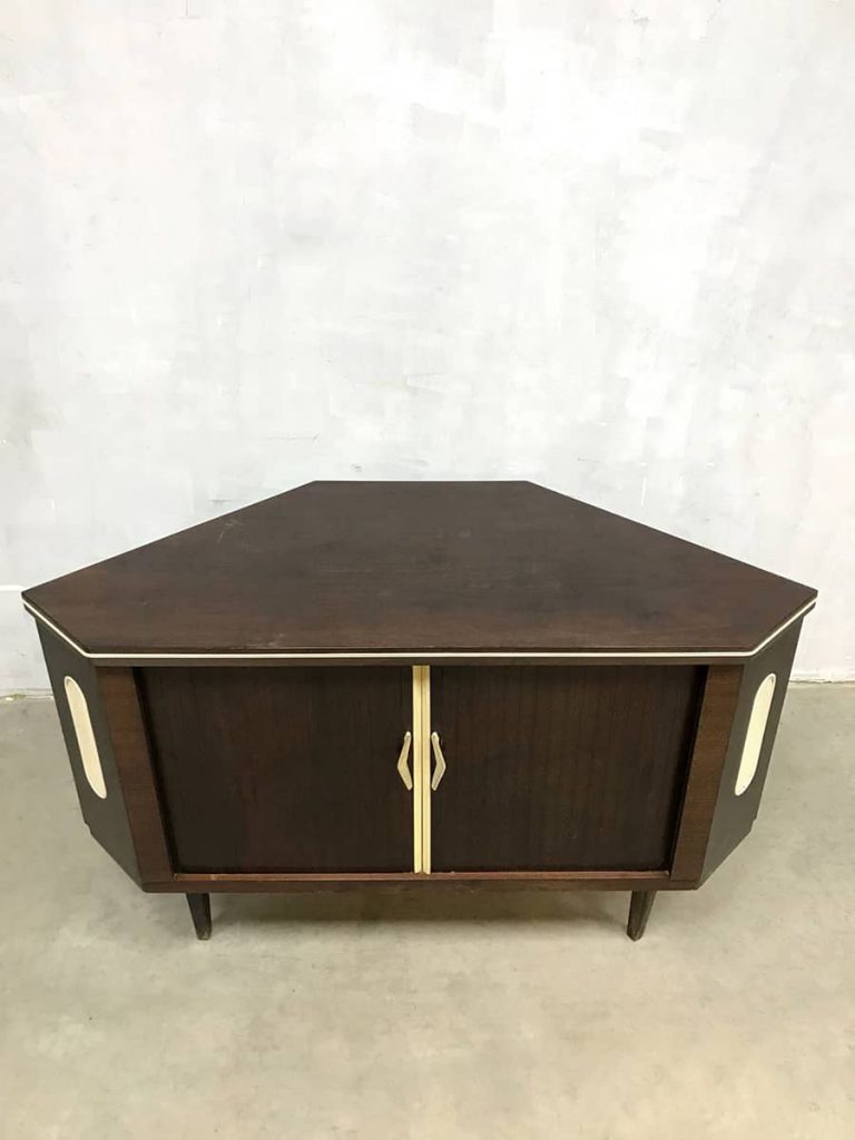 Midcentury modern fifties cocktail liquor cabinet vintage dranken kast ...