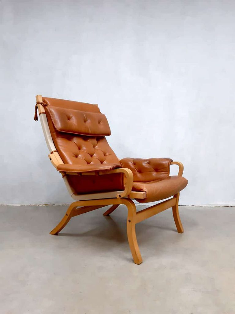 Bruno Mathsson Scandinavian vintage design lounge chairs arm chairs ...