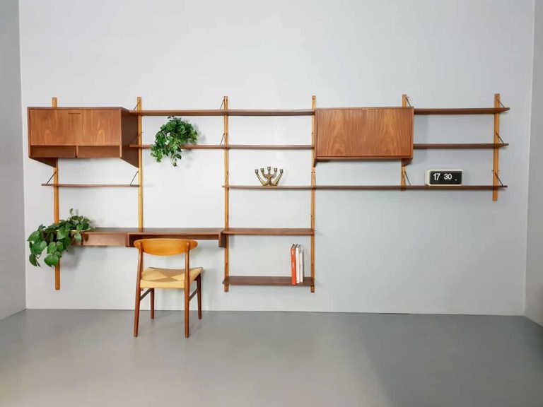 Vintage Danish design modular wall unit modulair wandsysteem | Bestwelhip