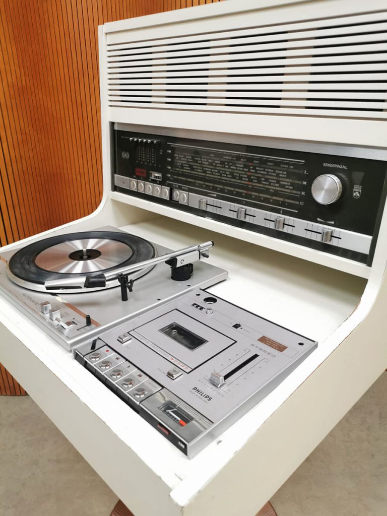 seventies turntable Rosita Philips stereo radio | Bestwelhip