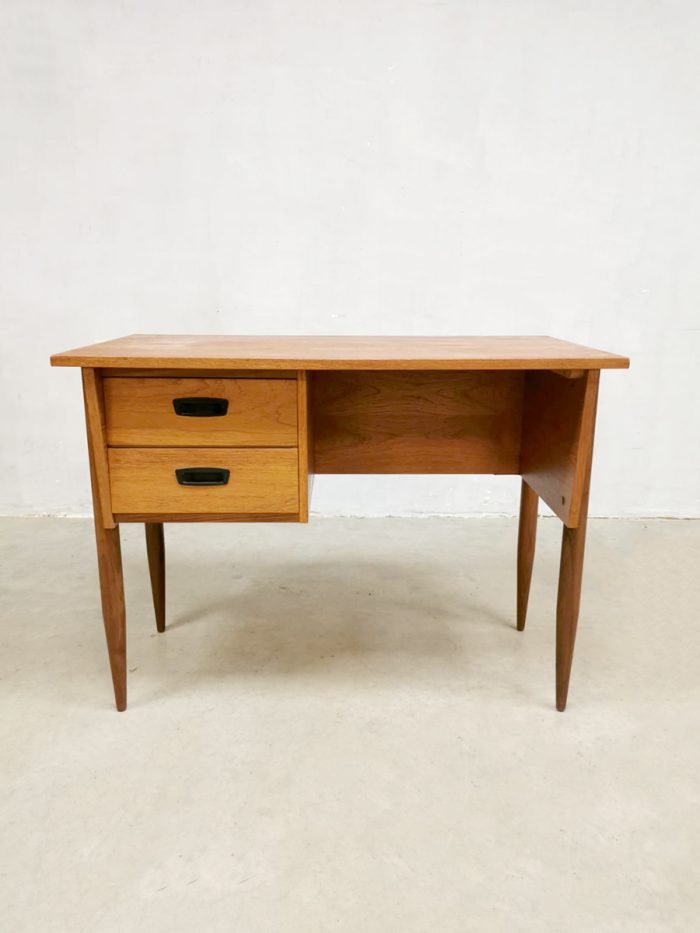 Midcentury Dutch design writing desk teak vintage bureau ‘Minimalism ...