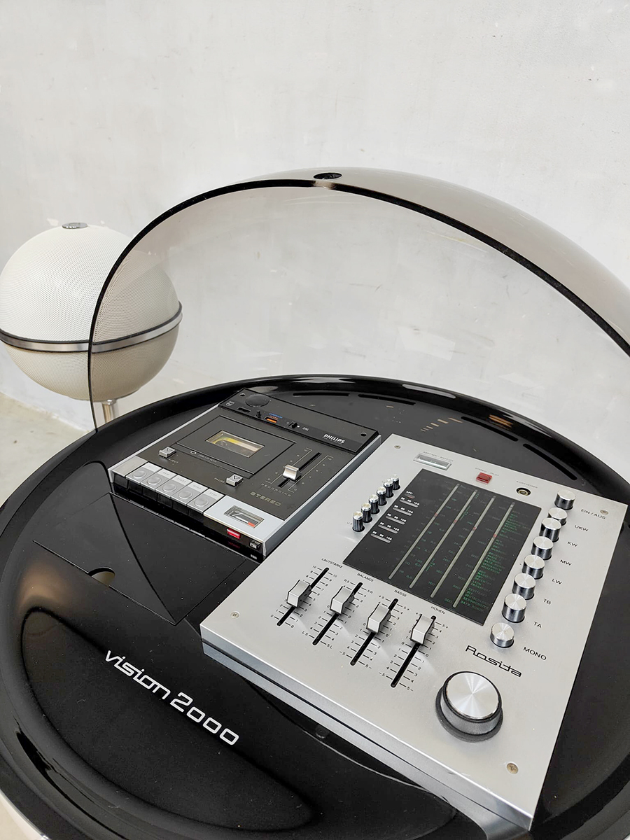 Vintage stereo system radio ‘VISION 2000’ Thilo Oerke Rosita ‘Space age ...