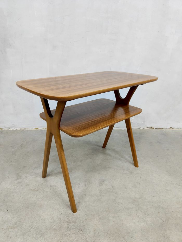Midcentury design side table vintage bijzettafel ‘Danish modern ...