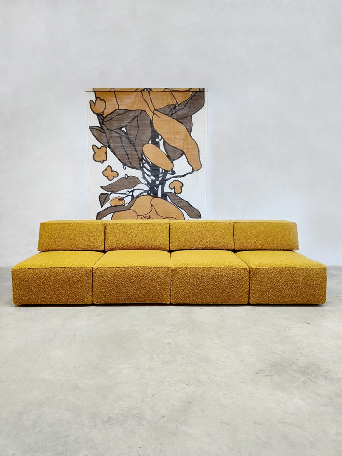 Vintage design modular sofa elementen bank COR trio ‘Mellow Yellow ...