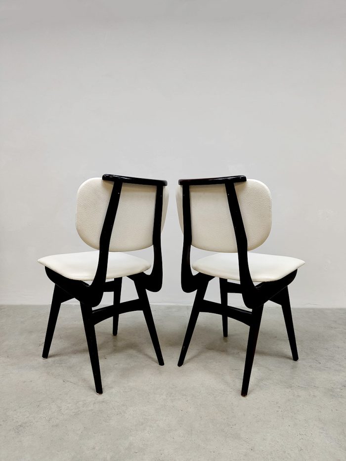 Vintage Dutch dining chairs ‘Zwaag’ eetkamer stoelen Bako 1960 | Bestwelhip