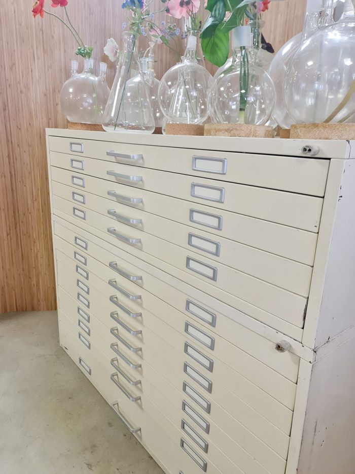 Vintage metal drawing cabinet chest of drawers | Bestwelhip