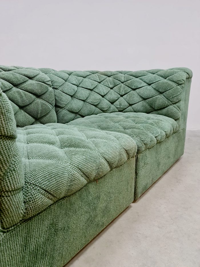 Vintage modular sofa elementen bank modulaire bank ‘Love seat’ | Bestwelhip