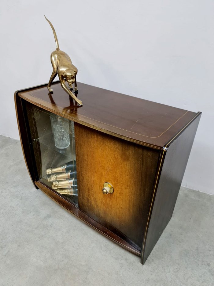 Vintage Art Deco style liquor cocktail cabinet dranken kast 1950’s ...