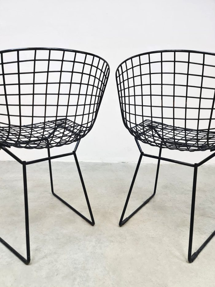 Vintage design wire chair model 420 Harry Bertoia Knoll 1970s | Bestwelhip